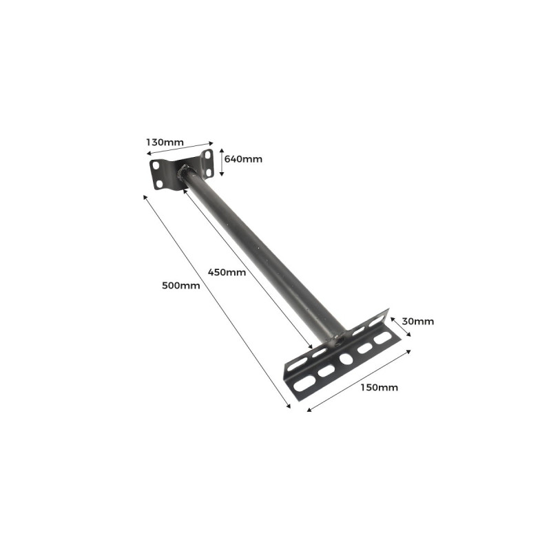 Support pour projecteur LED - 50x15 cm